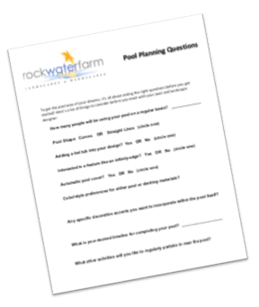 Pool Planning Worksheet | Ashburn | Aldie | Leesburg, VA